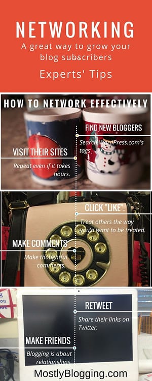 How to Easily Get Blog Subscribers by Networking