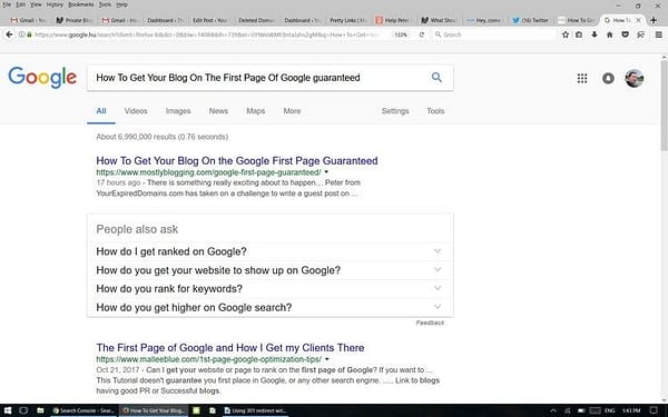 Google First Page Guaranteed: How To Get Your Blog On The First Page Of ...