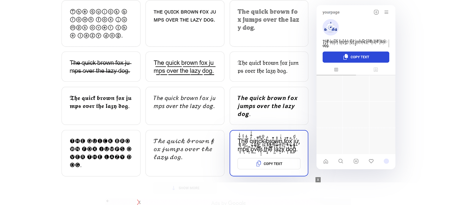 Crazy Text Generator: 12 Ways to Improve Your Fonts [and Why You Should ...