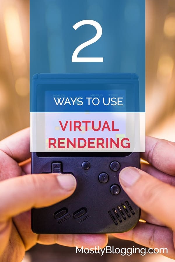 Visual Rendering: 3 Important Facts Marketers and Gamers Need to Know ...