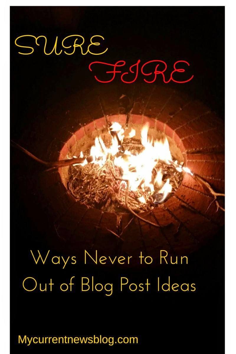 4 Surefire Ways Never to Run Out of Blog Topics | Mostly Blogging